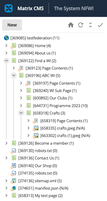 The Asset Tree - Website Editor Training